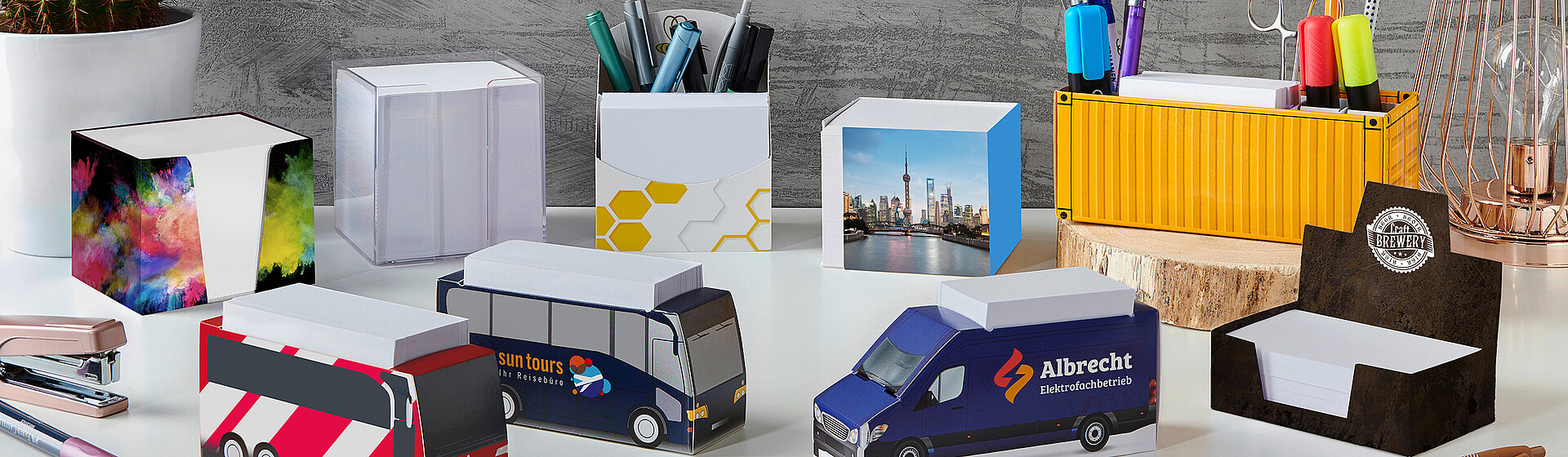 Cardboard note boxes - different sizes and shapes | KarlKnauer