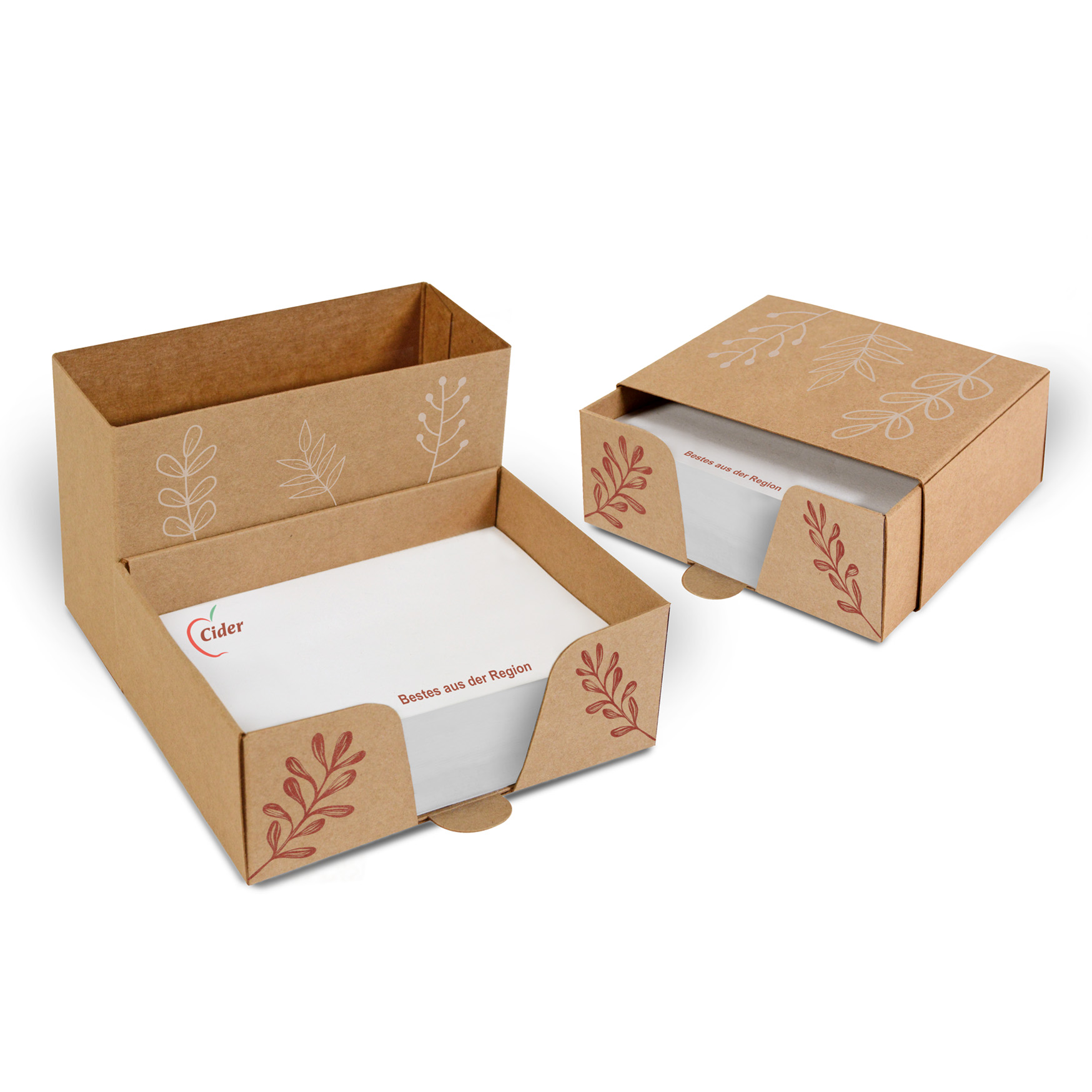 Cardboard note boxes - different sizes and shapes | KarlKnauer